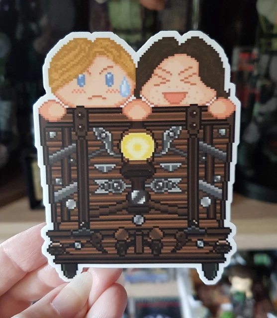 RESIDENT EVIL STICKER. Leon Kennedy Sticker, Capcom, Pixel Art, Funny ...