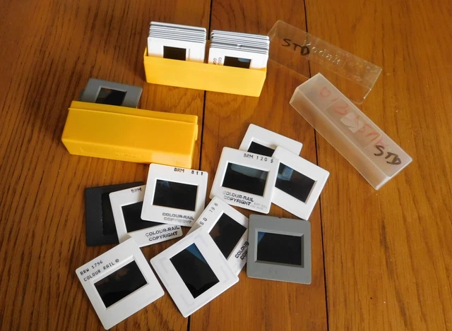 40 COLOUR-RAIL SLIDES BR standard class steam locomotives £9.99 ...