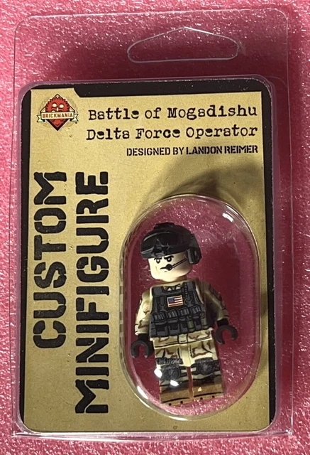 NEW BRICKMANIA BATTLE of Mogadishu Delta Force Operator +M27 IAR ...