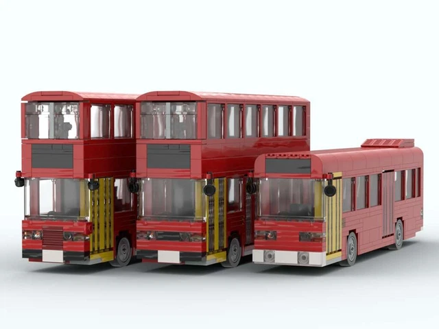 LEGO MOC INSTRUCTIONS 80’s Leyland’s In London Triple Pack - LS, T And ...