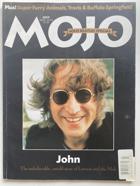 JOHN LENNON JULY 2001 MOJO Magazine BUFFALO SPRINGFIELD / TRAVIS £8.87 ...
