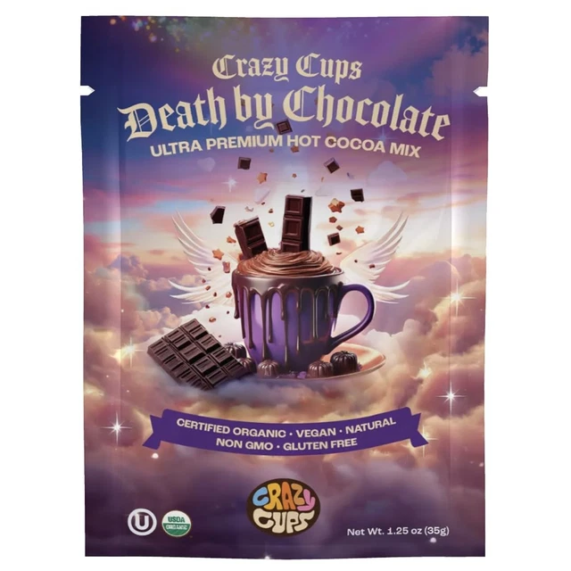 CRAZY CUPS ULTRA Premium Hot Chocolate Mix, Dairy Free, 20 Count (Pack ...