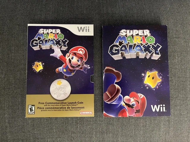 SUPER MARIO GALAXY Commemorative Promo Launch Coin Complete With Box ...