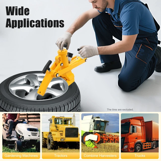 BEAD BREAKER 10,000 PSI Air Hydraulic Bead Breaker Portable Tire Tool ...