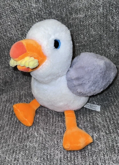 STEVEN THE SEAGULL Crinkle Chip Soft Toy Plush Whitehouse Leisure 13" £ ...
