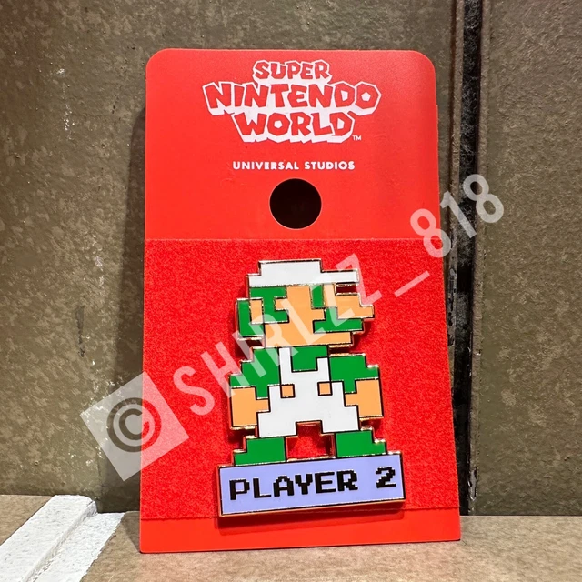 SUPER NINTENDO WORLD Universal Studios Hollywood 8 Bit Mario Player 2 ...