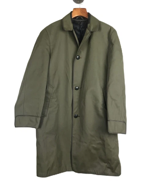 GANNEX GREEN COAT Jacket 47" Overcoat Outdoors Tartan £58.00 - PicClick UK