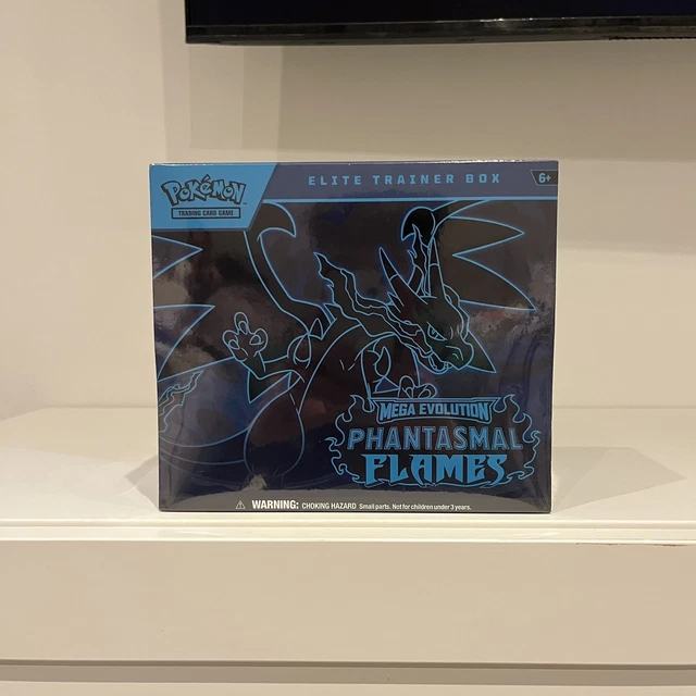 POKEMON TCG MEGA Evolution Phantasmal Flames Elite Trainer Box Sealed £ ...