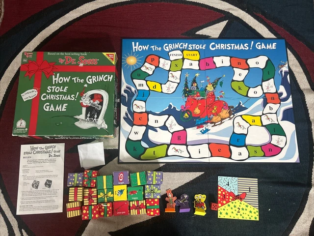 INCOMPLETE HOW THE Grinch Stole Christmas Board Game Dr. Seuss ...