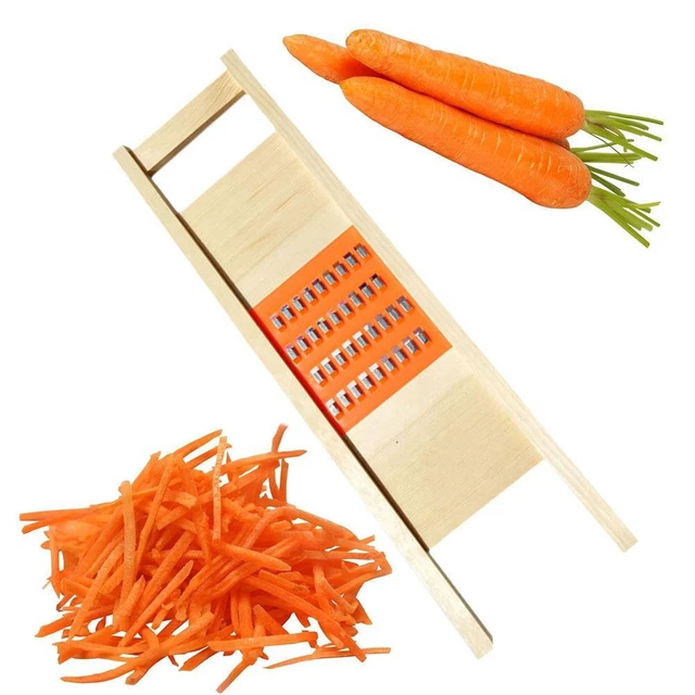 VEGETABLE CUTTER, MANUAL Potato Scraper, Slicer, Wood Cucumber K1B5 ...