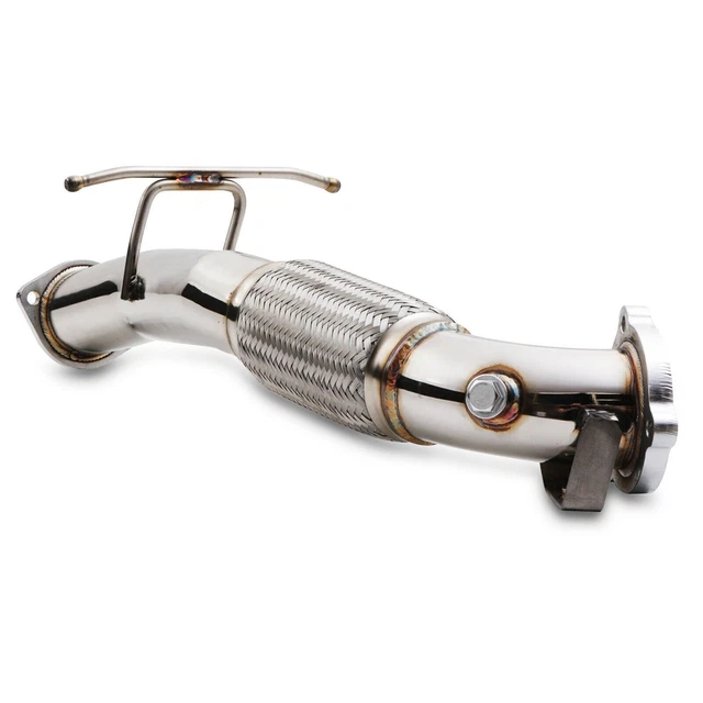 3& STAINLESS RACE Exhaust Downpipe For Ford Focus Mk2 St225 St 225 Rs 2 ...