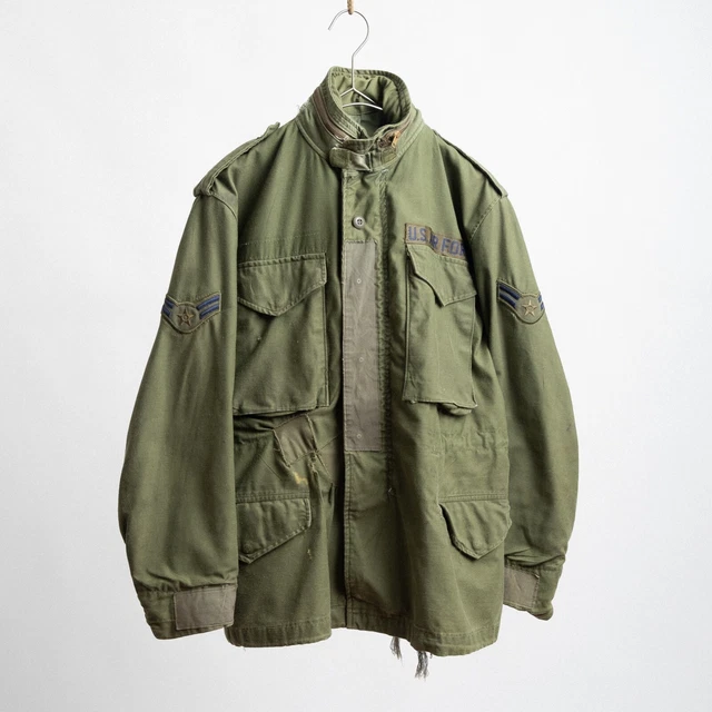 VINTAGE 70S US Army M65 OG-107 Field Jacket Parka - Size Small 42 Chest ...