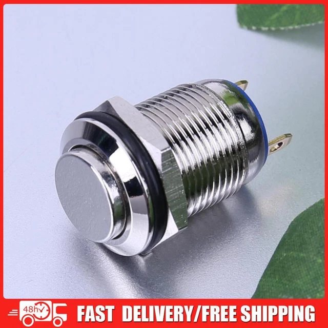 MOMENTARY HIGH ROUND Push Button Switch Waterproof Reset Type ...