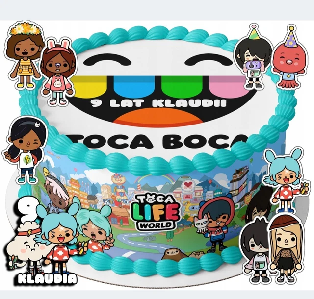 EDIBLE TOCA BOCA Toca Life Cake Topper Cake Picture Photo Cake ...