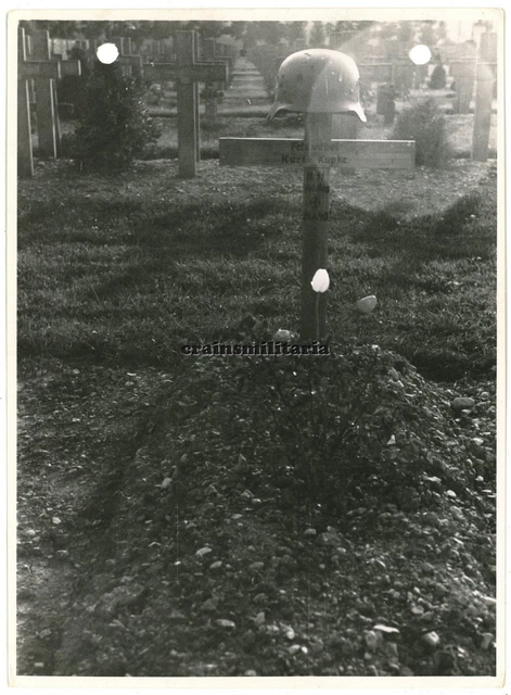 ORIG. RIESEN FOTO Grab ^^ Polizei im Friedhof LES ISLETTES Meuse ...