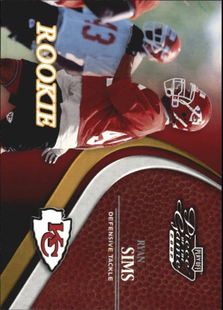 2002 PIÈCE DU jeu carte de football #93 recrue Ryan Sims EUR 2,22 ...