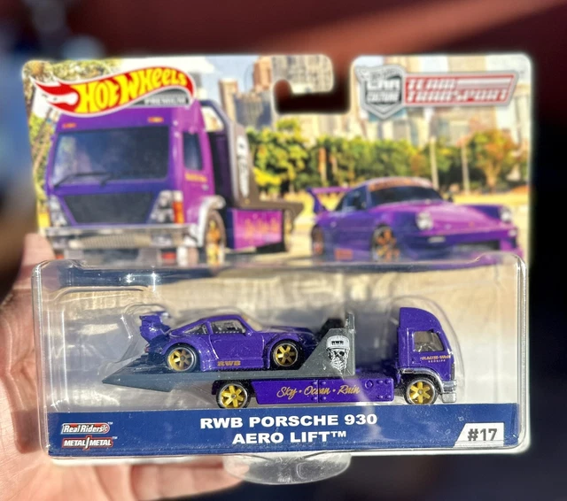 HOT WHEELS TEAM Transport Rwb Porsche 930 Aero Lift Premium EUR 88,68 ...