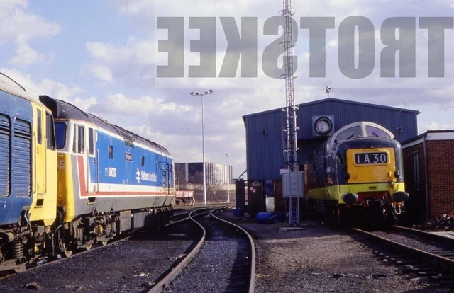 35MM COLOUR SLIDE British Railways Diesel Loco 50032 Class 50 c1990 B4 ...
