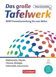 DAS GROSSE TAFELWERK - neue Generation - MINT-Formelsa... | Livre ...