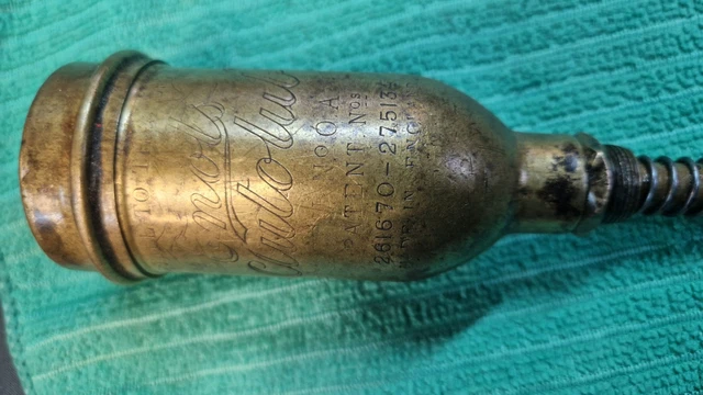 VINTAGE ENOTS NUMBER 0A Brass Grease Gun £31.92 - PicClick UK