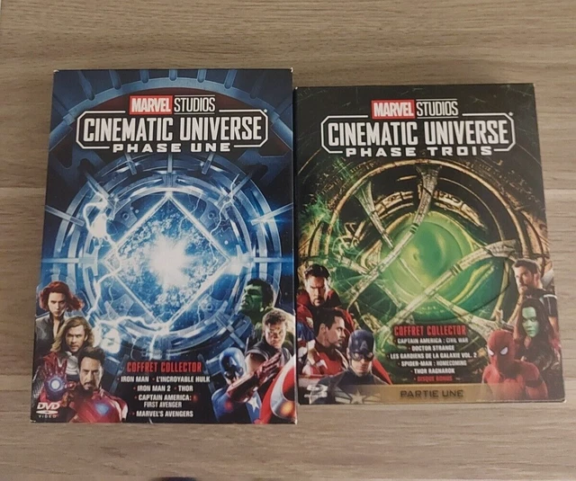 MARVEL CINEMATIC UNIVERSE : Phase 1 et 3 partie 1 Dvd blu ray EUR 100 ...