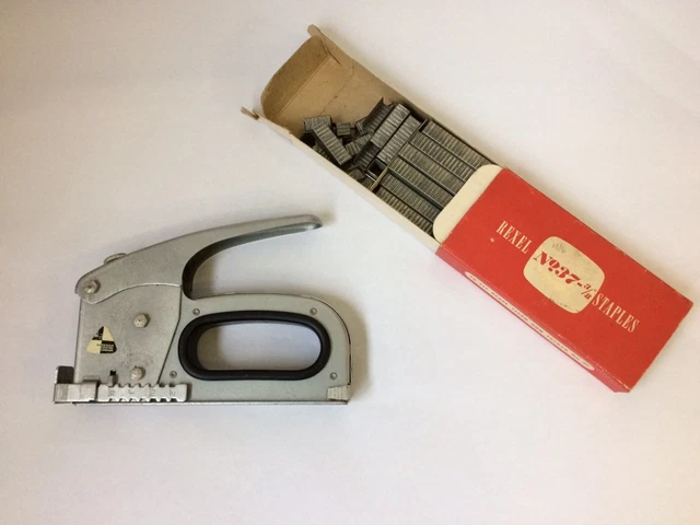 VINTAGE REXEL TITAN Twin Impact Tacker Gun with 37/6 Staples £40.00 ...