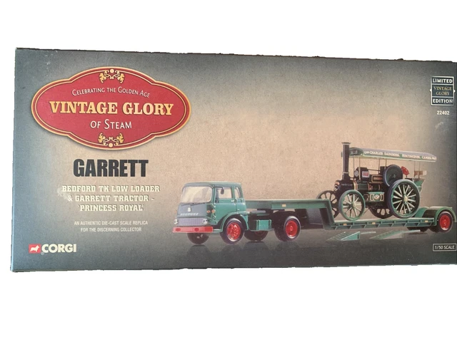 CORGI 22402 BEDFORD TK Low Loader and Garrett Tractor - 1:50 scale ...
