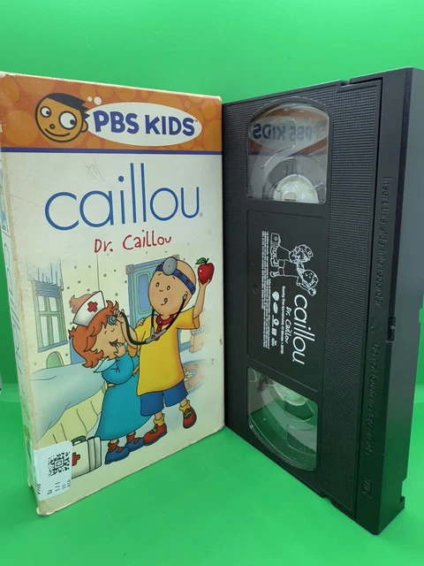 CAILLOU DR. CAILLOU VHS 2002 Video Tape PBS Kids Classic Animated Kids ...