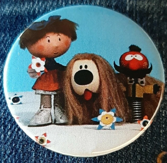 MAGIC ROUNDABOUT - Florence, Dougal & Zebedee - 38mm badge or magnet £2 ...