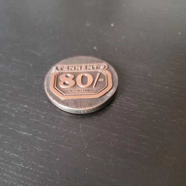 COLLECTABLE TENNANTS 80 Shilling Metal Medal/challenge Coin £4.36 ...