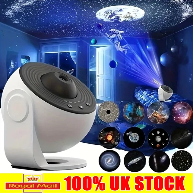 12IN1 PLANETARIUM GALAXY Starry Sky Projector Night Light Rotating Star ...