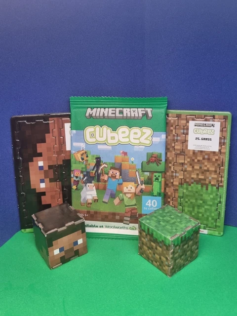 MINECRAFT CUBEEZ WOOLWORTHS - Pick your Own - Singles and Sealed Packs ...