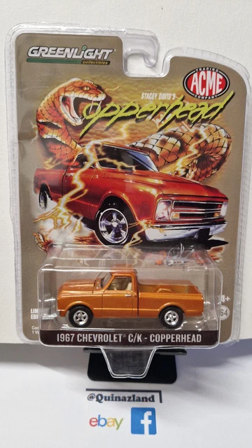 GREENLIGHT ACME 1967 Chevrolet C/K Pick-up Stacey David's Copperhead ...