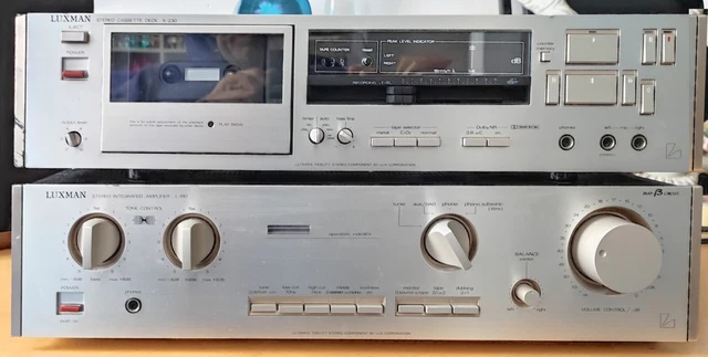 LUXMAN L-190 STEREO Amplifier Luxman K-230 Tapedeck EUR 250,00 ...