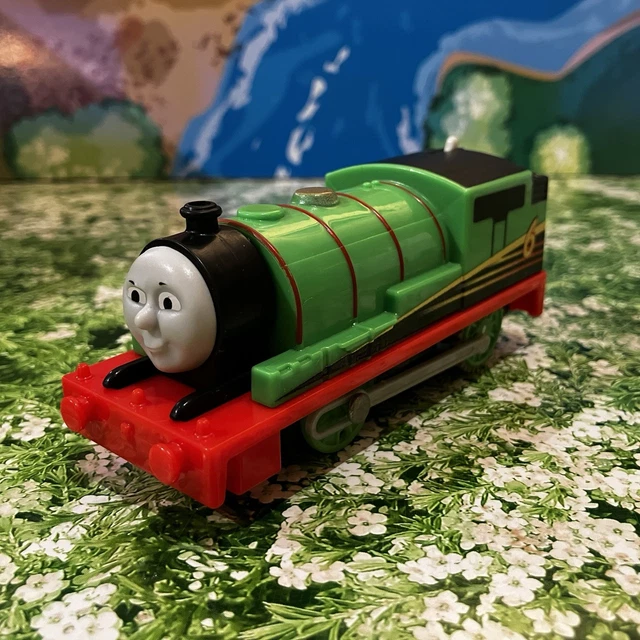 TRACKMASTER RACING PERCY Thomas & Friends Motorised Battery Train £8.63 ...