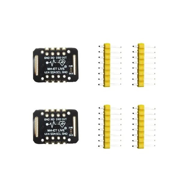 HEART RATE SENSOR Module MAX30102 Pulse Detection Blood Oxygen ...