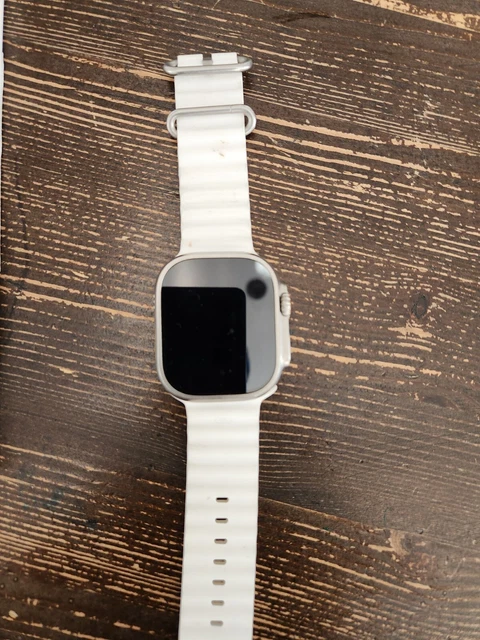 APPLE WATCH ULTRA 49mm Titanium Smartwatch - White Ocean Band $209.59 ...