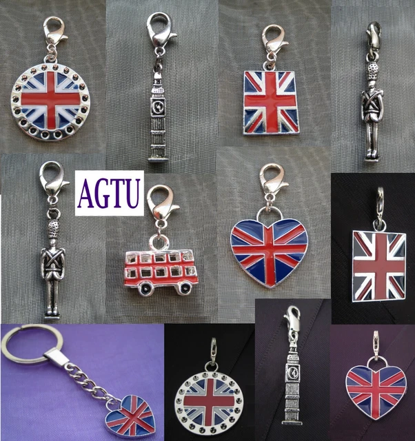 PICK CLIP ON Big Ben Clock Flag UK London Kingdom England Guard Union ...