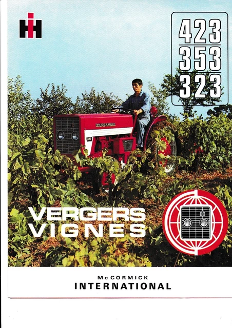 PROSPECTUS TRACTEUR IH EUR 8,00 - PicClick FR