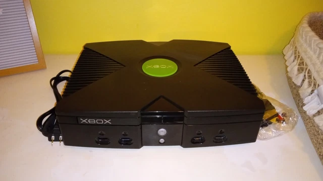 MICROSOFT ORIGINAL XBOX OG Console Classic System Console With Cords ...