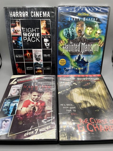 HORROR DVD COLLECTION Lot 4 Paranormal Thrillers El Charro Haunted ...