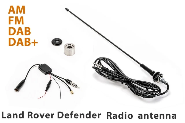 LAND ROVER DEFENDER 90/110/130 Radio (flexible) Antenna - AM / FM / DAB ...