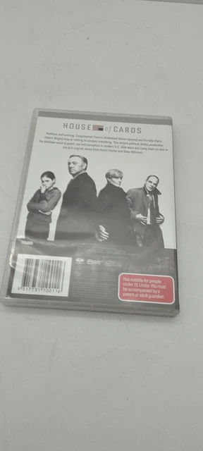 HOUSE OF CARDS: Season 1 - DVD - Robin Wright,Kevin Spacey-Joel Sch £2. ...