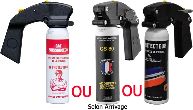 SPRAY ANTI-AGRESSION 100ML Gaz Cs Avec Poignee EUR 29,00 - PicClick FR