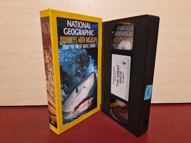 HUNT THE GREAT White Shark - National Geographic - PAL VHS Video Tape ...