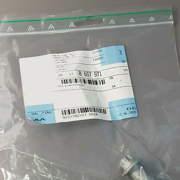 NEW GENUINE BMW E90 E90 Lci F30 F30 Lci Torx Screw M12X1,5X55-Zns3 ...