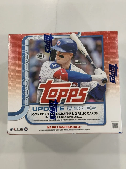 2025 TOPPS BASEBALL Update Series Hobby Jumbo Box 1 Auto + 2 Relics (In ...