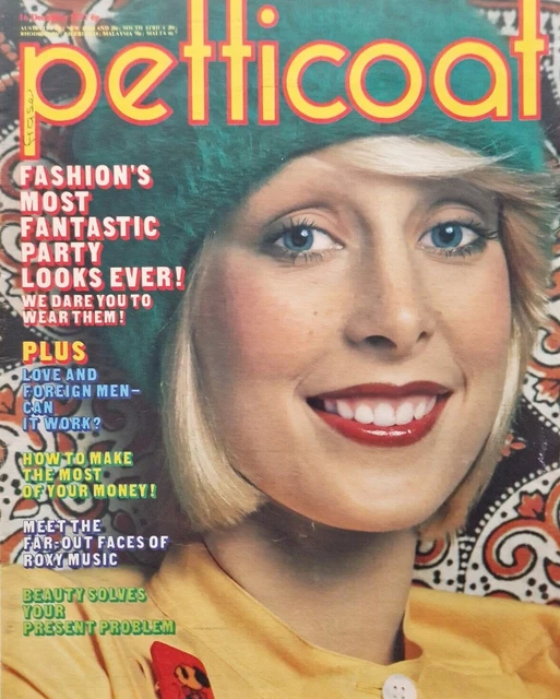 PETTICOAT MAGAZINE 16 December 1972 - Roxy Music, Fashion & Beauty £18. ...