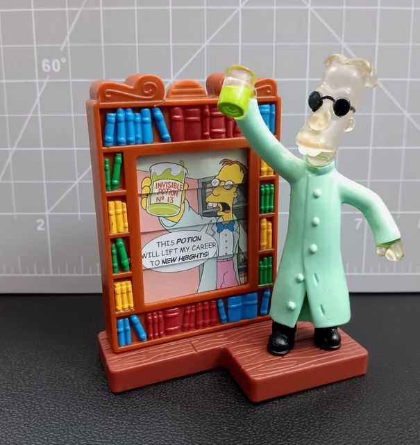 Vintage 2002 Burger King Simpsons Professor Frink Creepy Classic