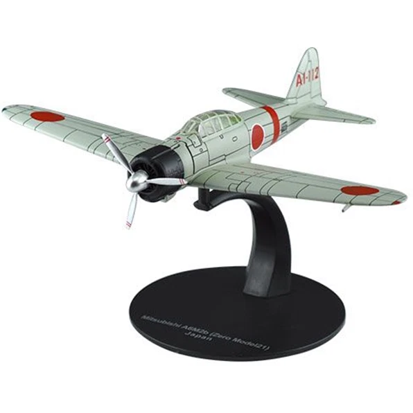 MITSUBISHI ZERO FIGHTER Model 21 Japanese Fighter WW2 Model Aircraft 1: ...